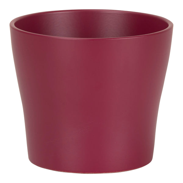 8.25" Burgundy Ceramic Colorful Mix Pot for Home Decor - Garden Your Way