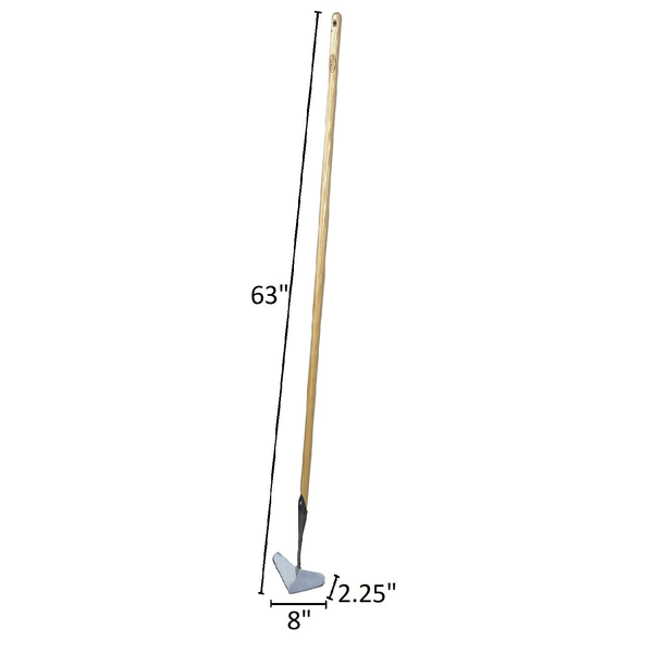 63" Long Handle Heart Shaped Push Hoe | Garden Tools – Garden Your Way ...