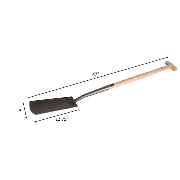DeWit Solid Socket Transplant Spade, Ideal for Trees and Shrubs ...