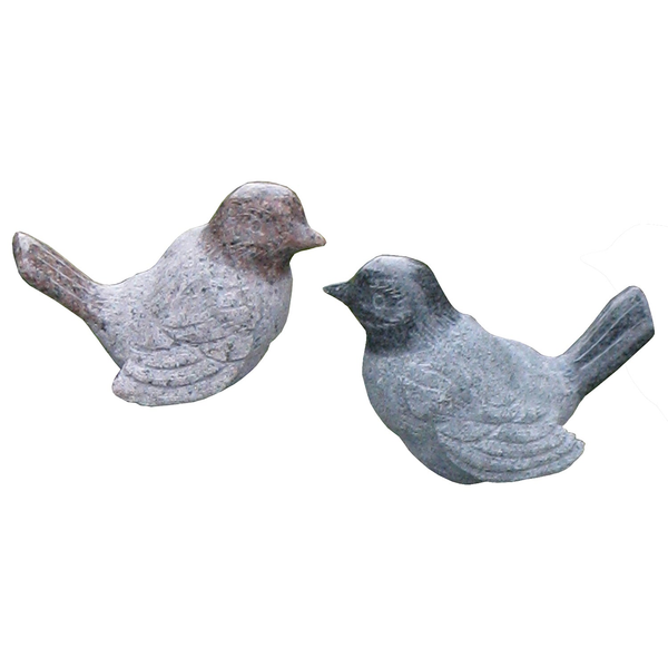 Stone Bird, Assorted Colors, Sold Individually - Granite Birds - Garden ...