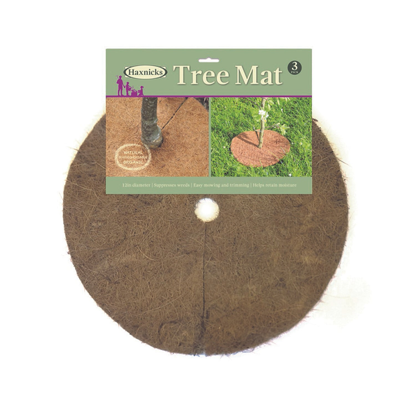 12" Round Coco Tree Mat 3pk | Gardening Solutions – Garden Your Way ...